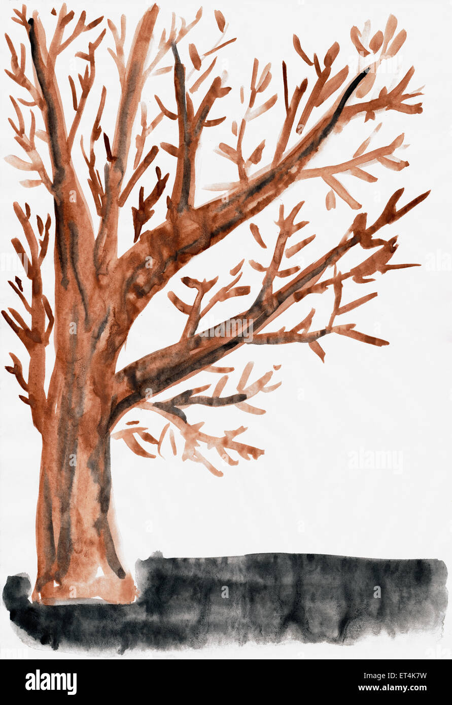 Fall Tree Drawing