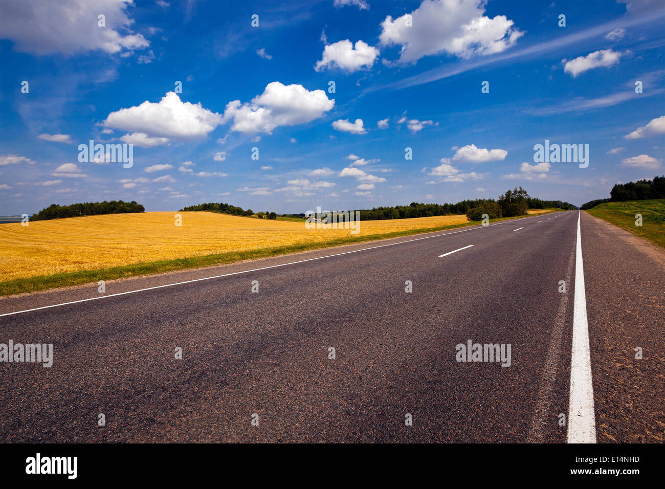 the asphalted road Stock Photo - Alamy