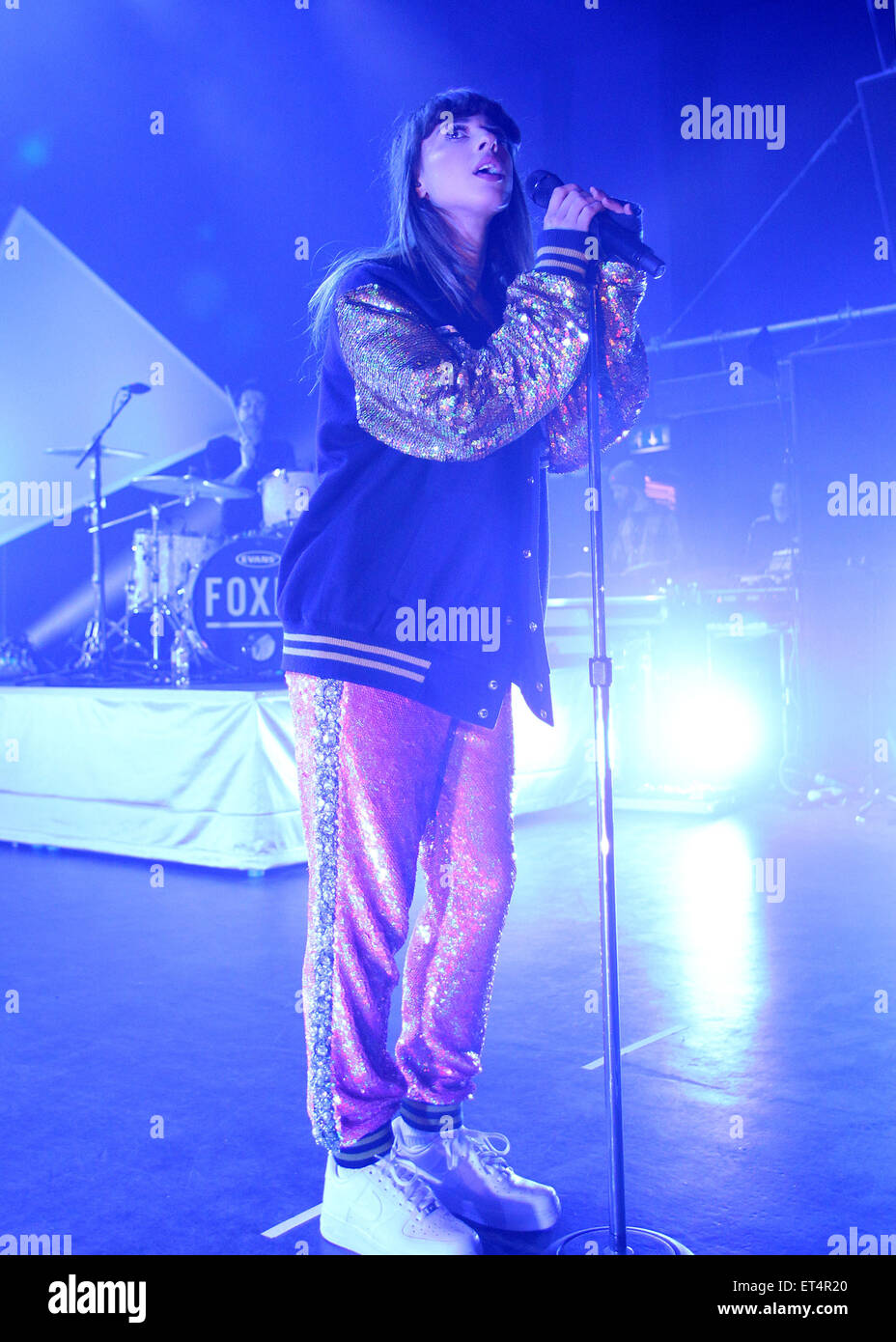 Foxes performing on stage at O2 Shepherds Bush Empire in London ...