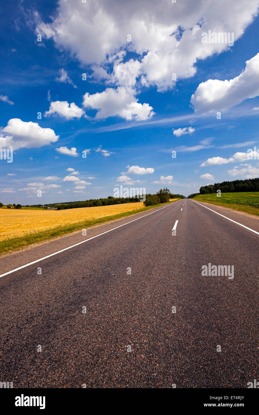 the asphalted road Stock Photo - Alamy