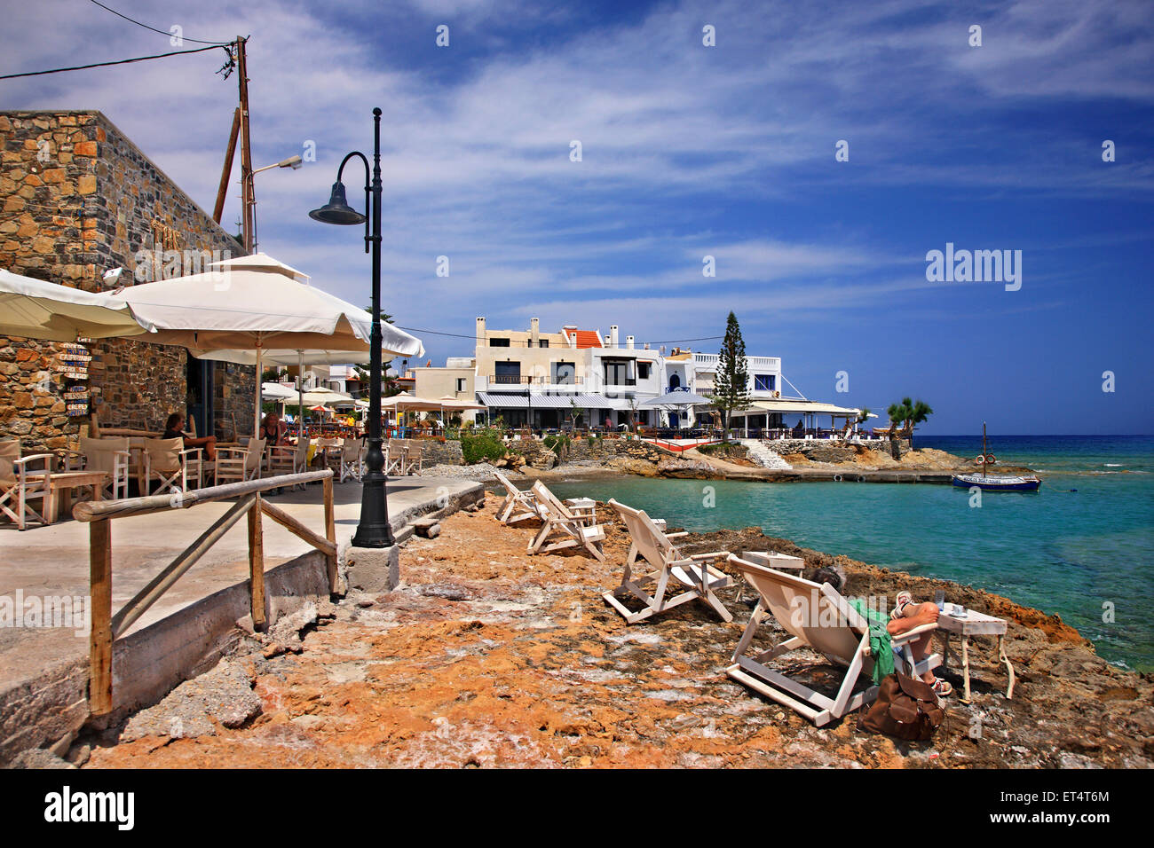 Mochlos ("Mohlos") village, Sitia municipality, Lasithi, Crete, Greece ...
