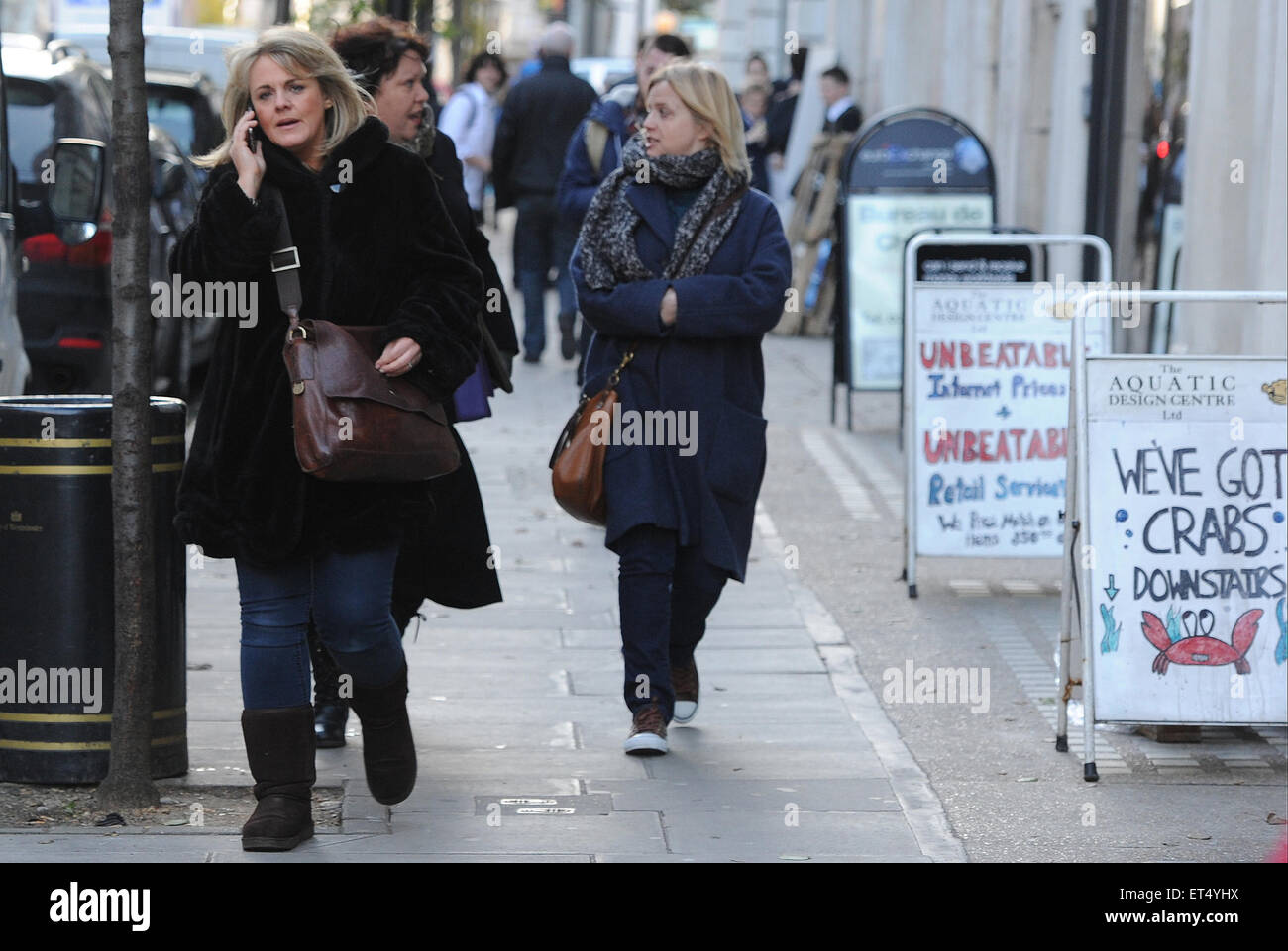 Sally Lindsay seen out and about in London Featuring: Sally Lindsay ...