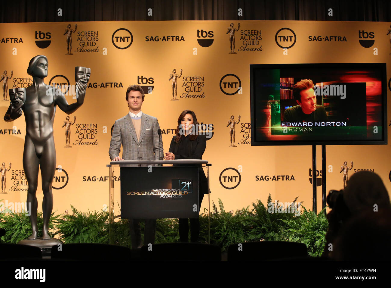 Celebrities announce Nominations for the 21st Annual Screen Actors ...