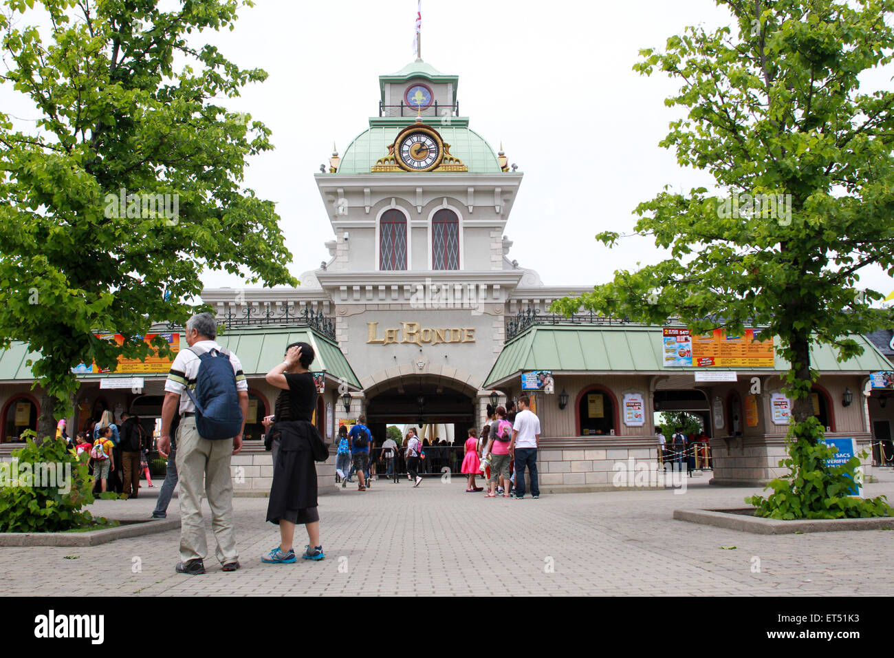 The entrance to La Ronde in Montreal, Que Stock Photo - Alamy