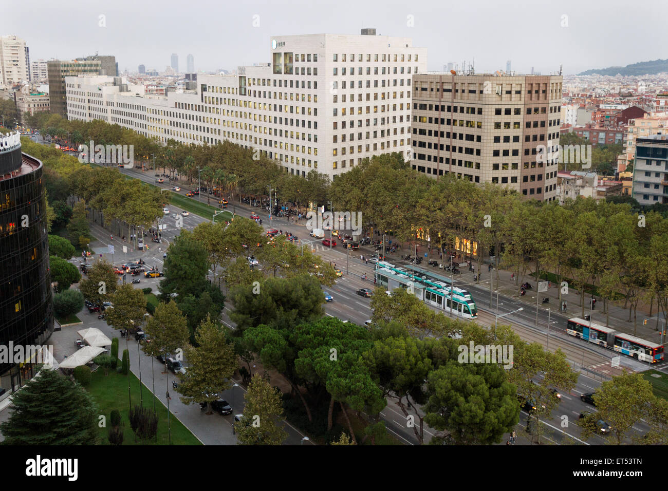 Avenue diagonal, barcelona hi-res stock photography and images - Alamy