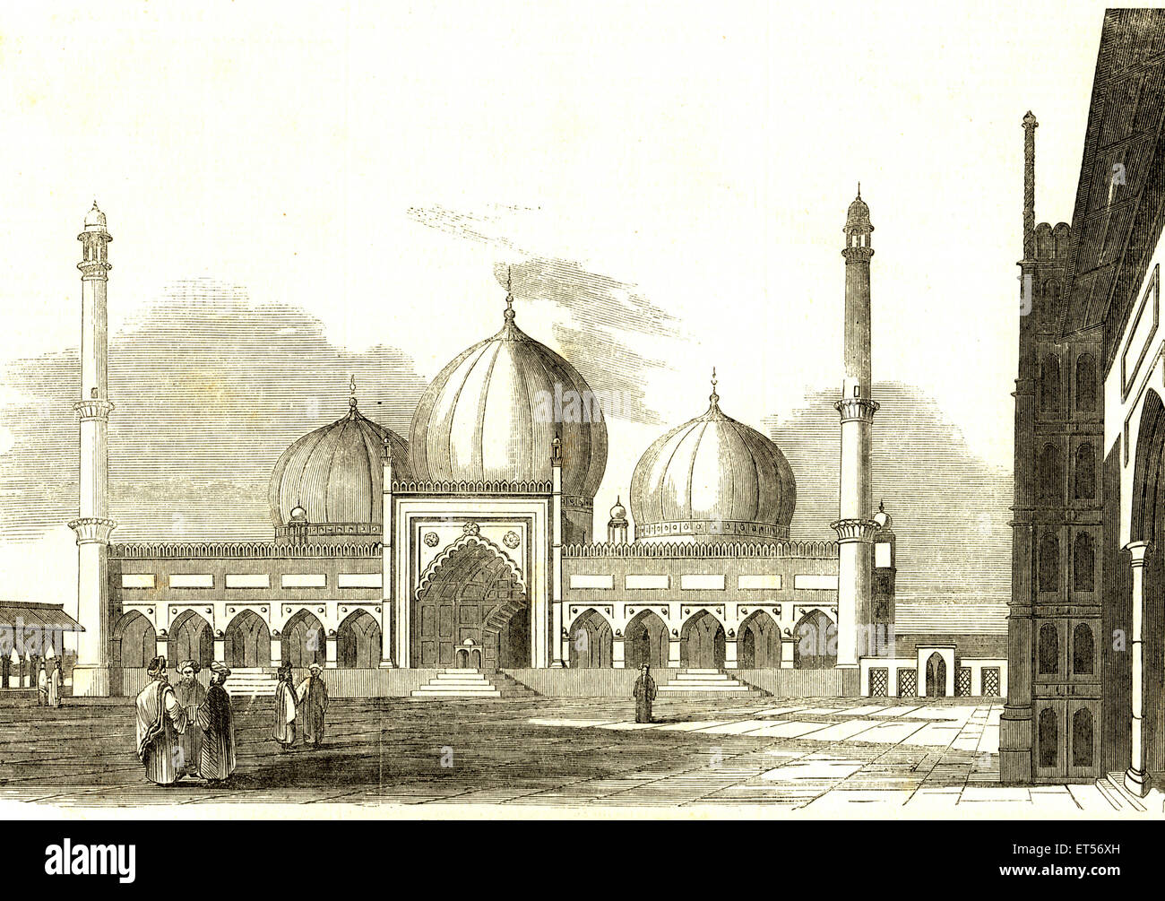 Jumma mosque ; Delhi ; India Stock Photo - Alamy