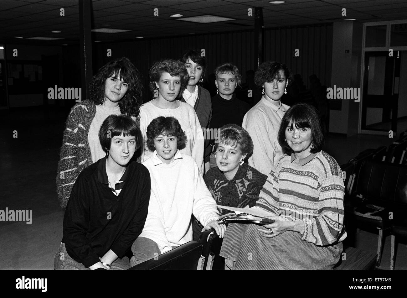 1980s school girls hi-res stock photography and images - Alamy