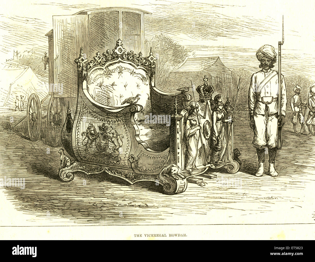 The Viceregal Howdah ; India Stock Photo - Alamy