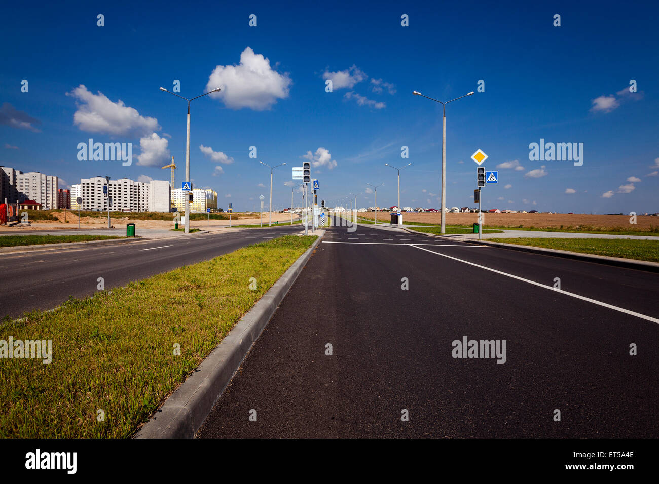 the new road Stock Photo - Alamy
