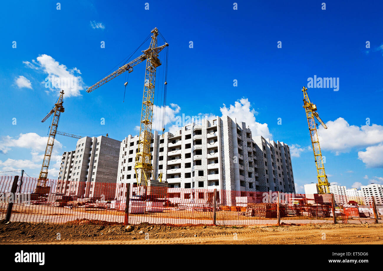 construction of the new building Stock Photo - Alamy