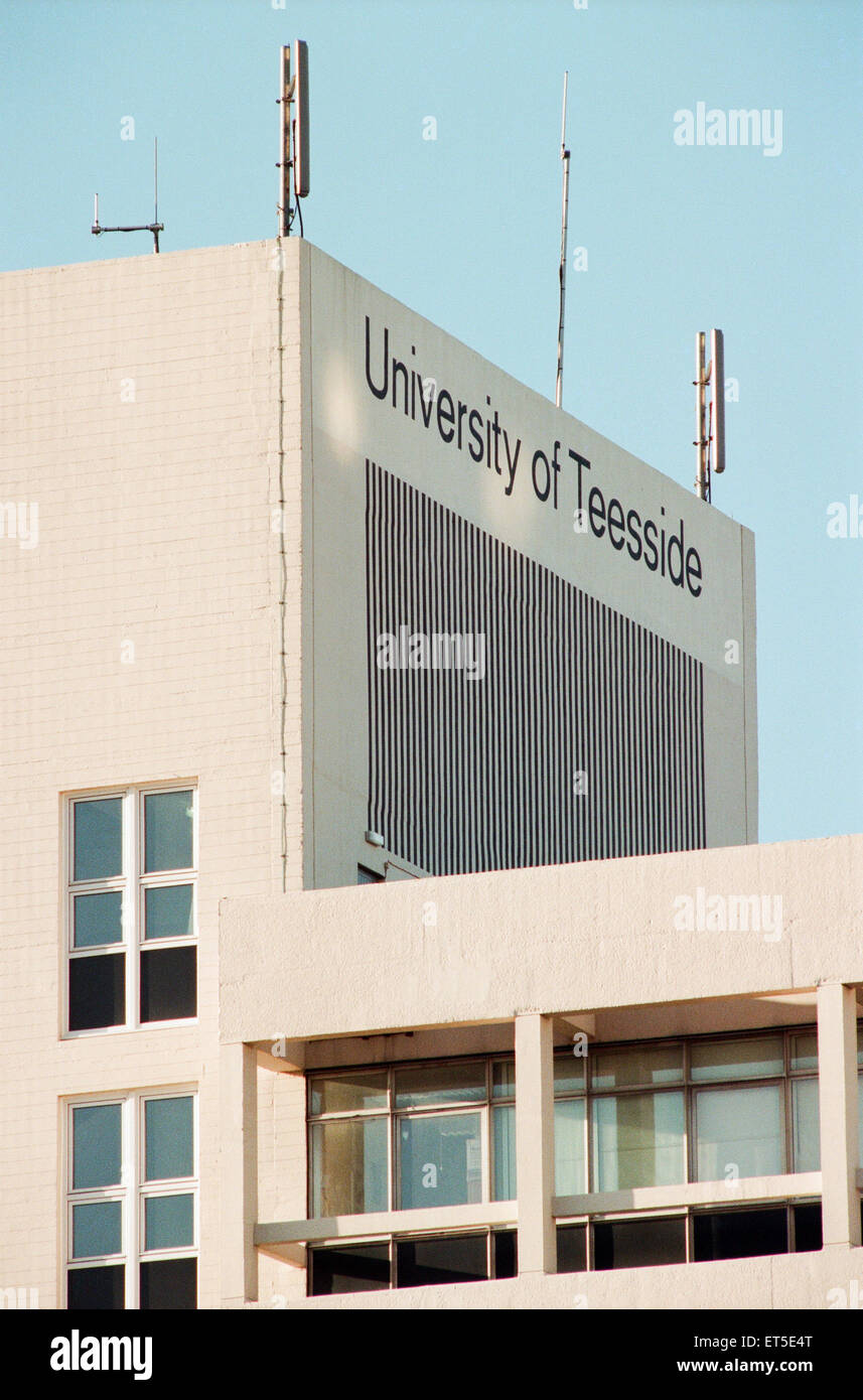 Views of Middlesbrough, 8th December 1994. University of Teesside Stock ...