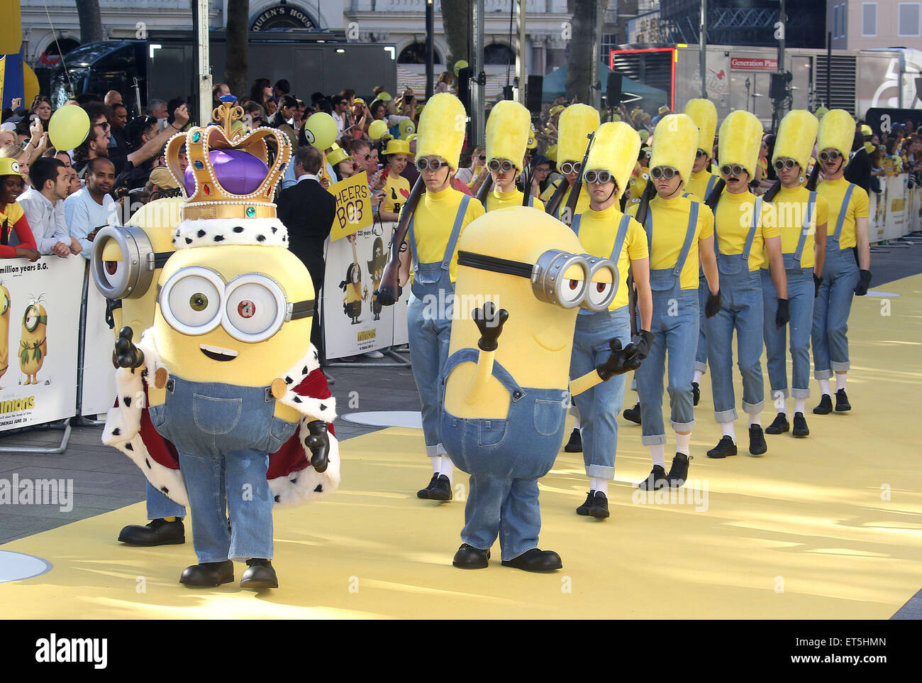 LONDON, ENGLAND, UK - JUNE 11 - King Bob and the Minions attend the ...