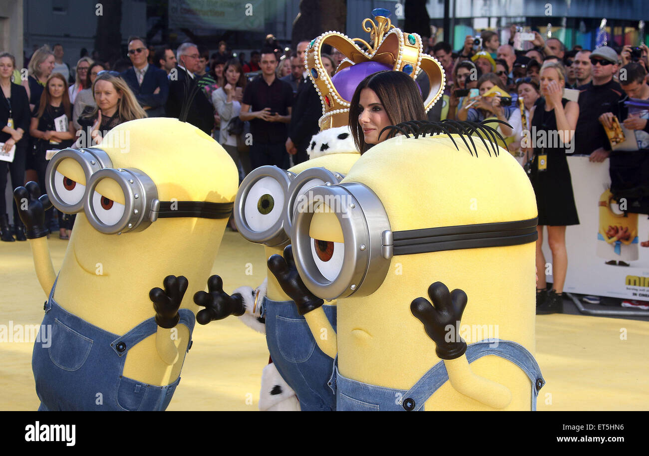 LONDON, ENGLAND, UK - JUNE 11 - Sandra Bullock attends the "Minions ...
