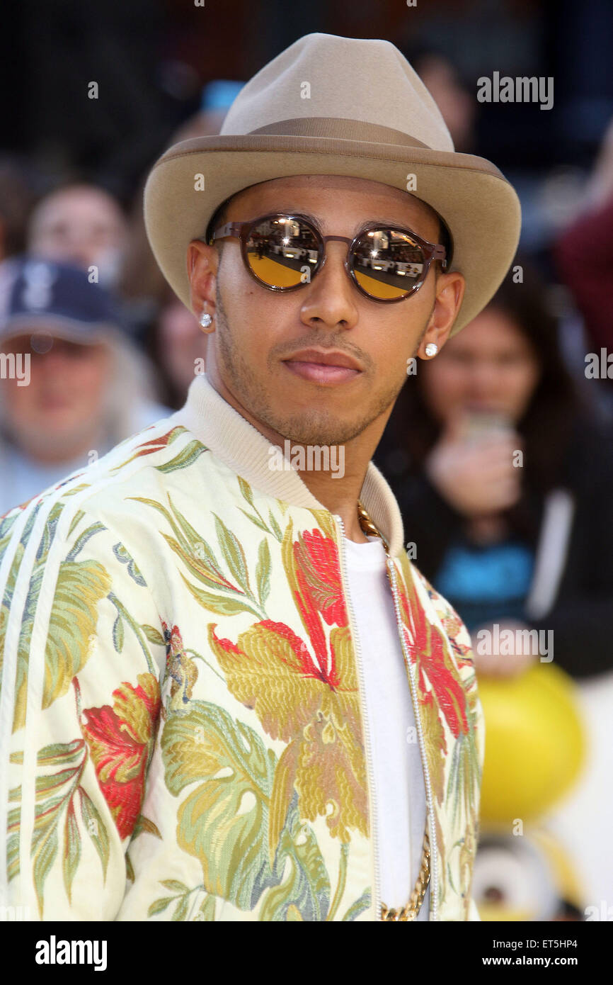 LONDON, ENGLAND, UK - JUNE 11 - Lewis Hamilton attend the "Minions ...