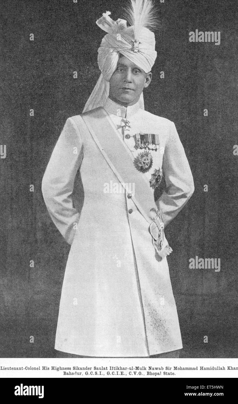 The Nawab Of Bhopal High Resolution Stock Photography and Images - Alamy