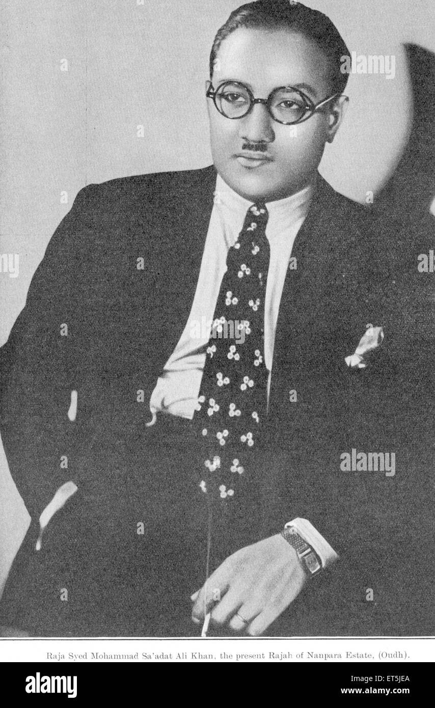 Princes of India Raja Syed Mohammad Sa'adat Ali Khan present Rajah of ...