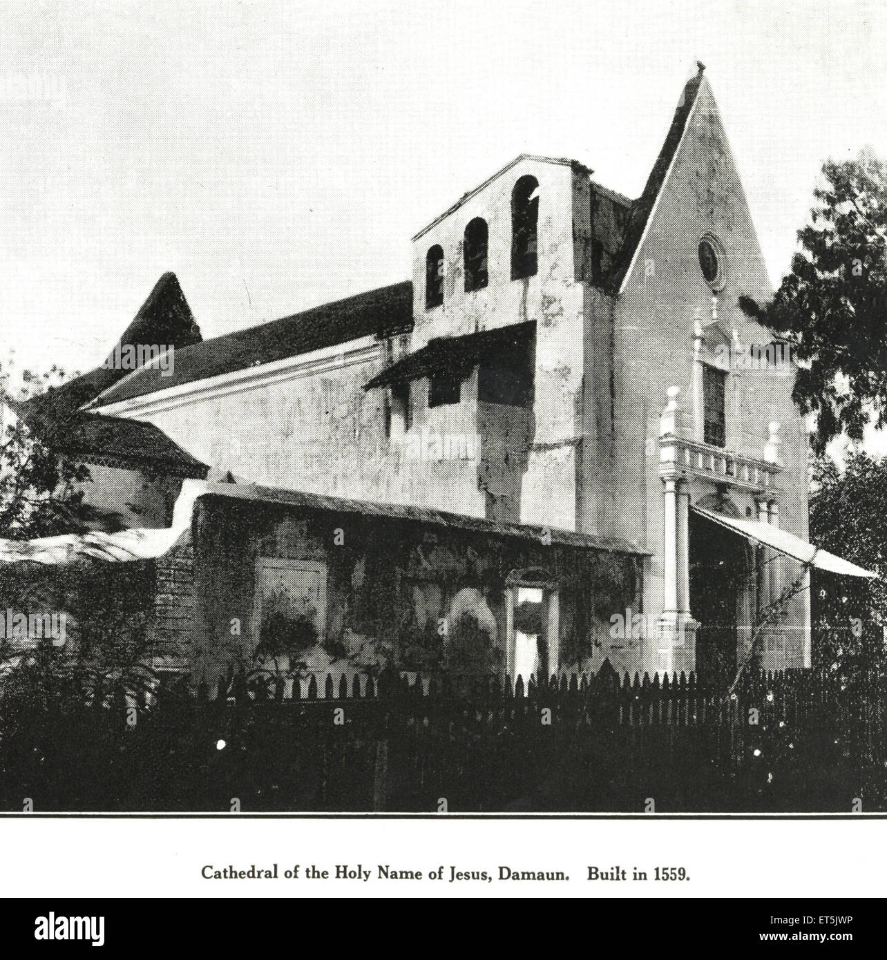 Catholic community cathedral of Holy name of Jesus ; Damaun built in ...