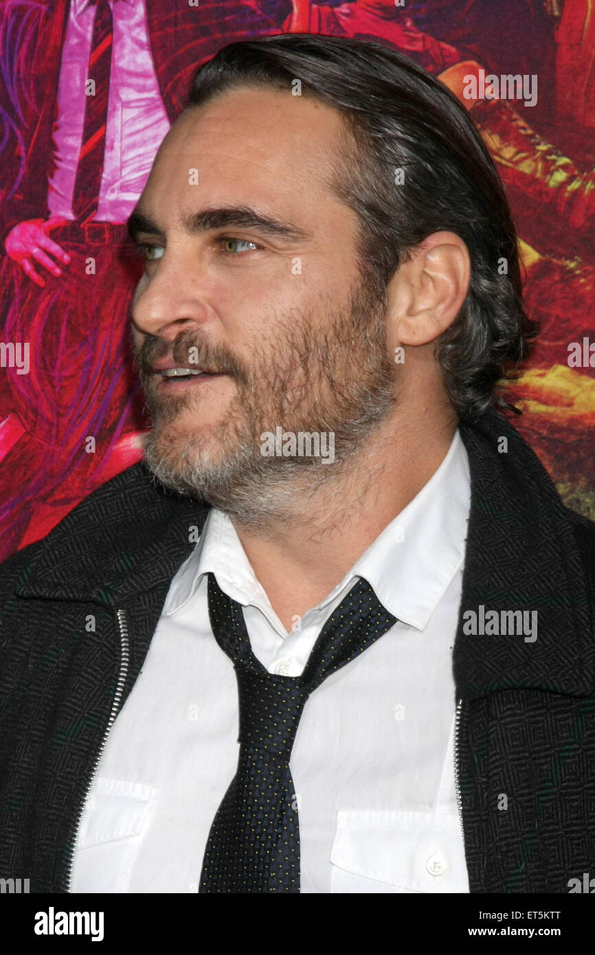 Inherent Vice LA Premiere Featuring: Joaquin Phoenix Where: Los Angeles ...