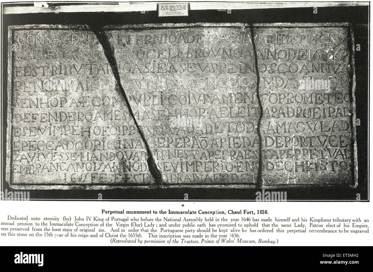 Catholic community ; Perpetual monument to Immaculate Conception ...