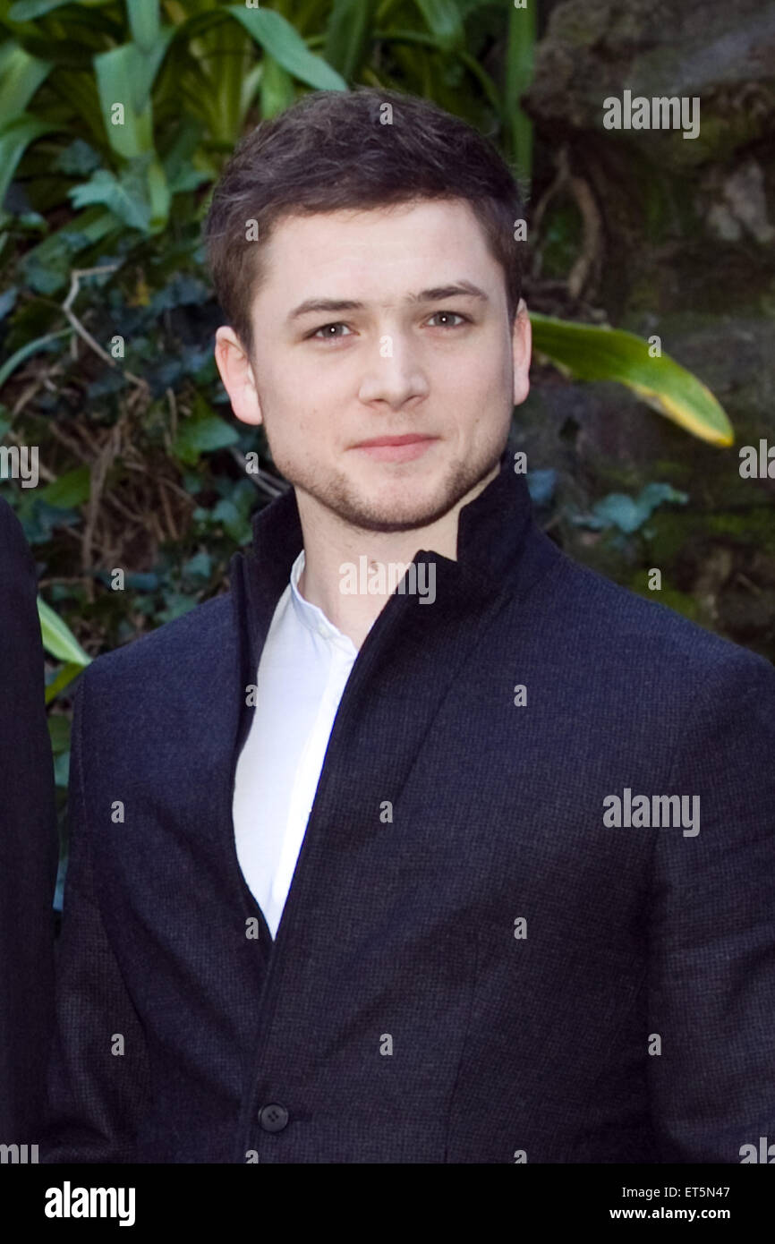 'Kingsman: The Secret Service' - Photocall Featuring: Taron Egerton ...
