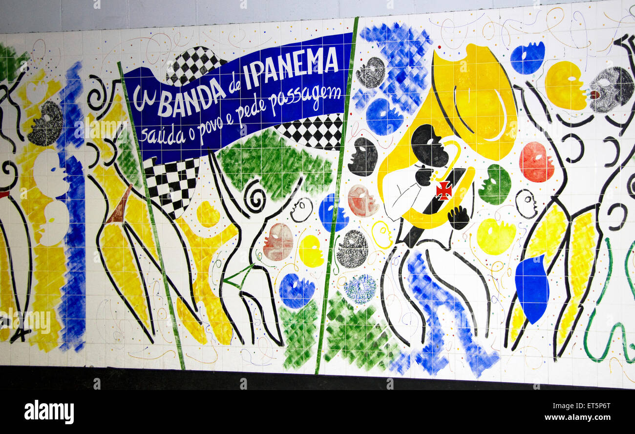 Rio De Janeiro underground Brazil Stock Photo - Alamy