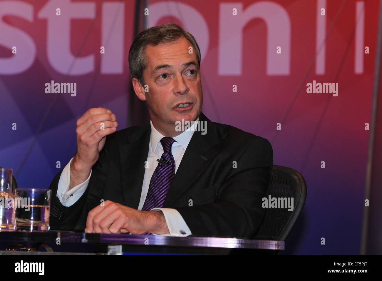 Russell Brand Nigel Farage appear on BBC QUESTION time. Featuring ...