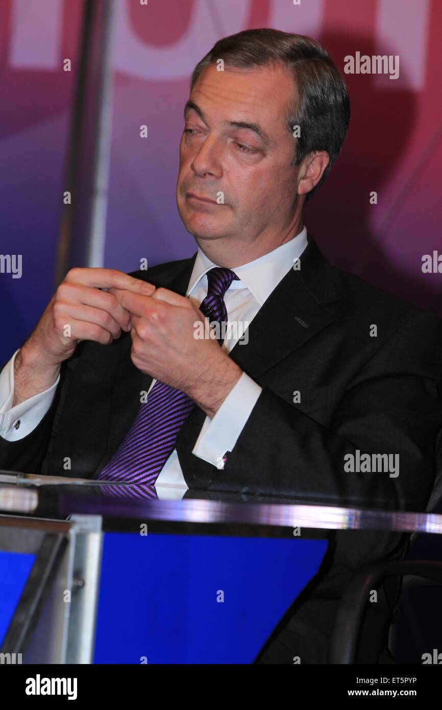 Russell Brand and Nigel Farage appear on BBC Question time Featuring ...