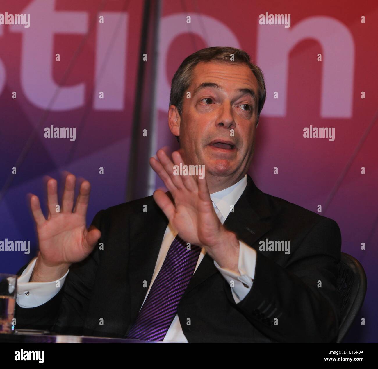 Russell Brand and Nigel Farage appear on BBC Question time Featuring ...