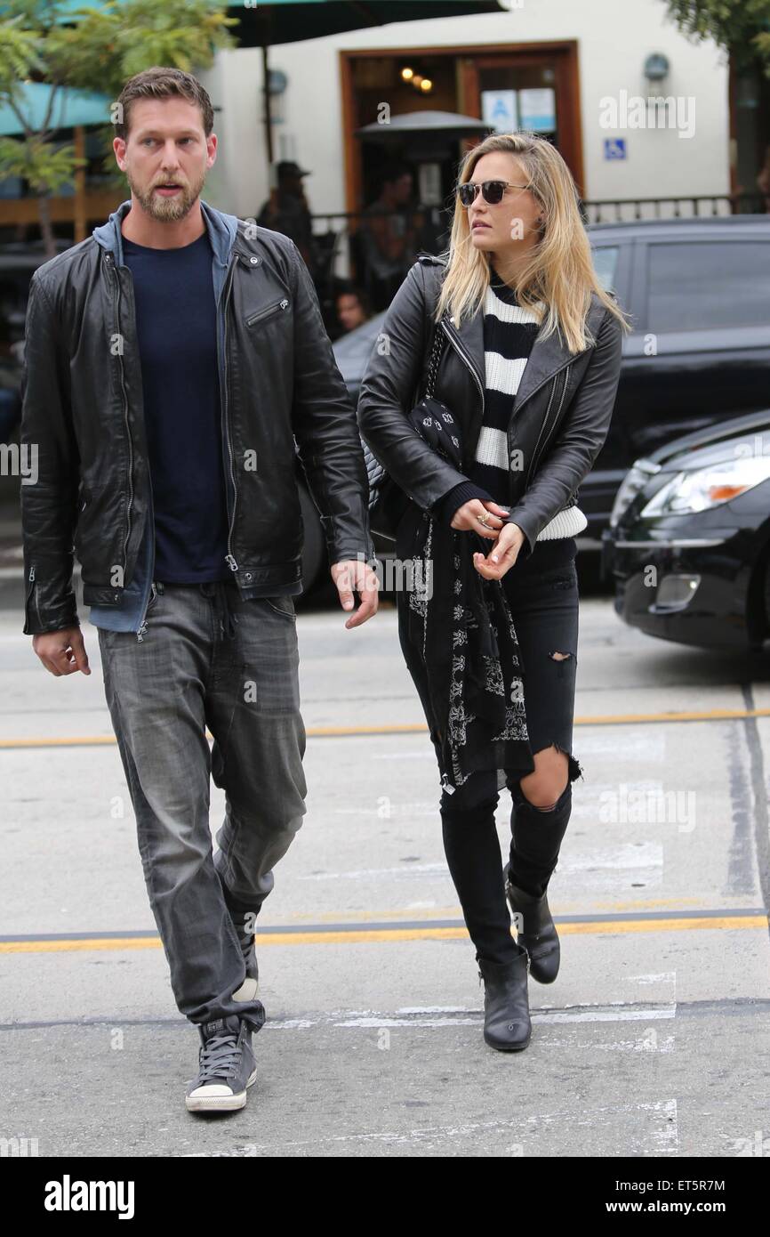 Bar Refaeli out shopping with family on Melrose Ave Featuring: Bar ...