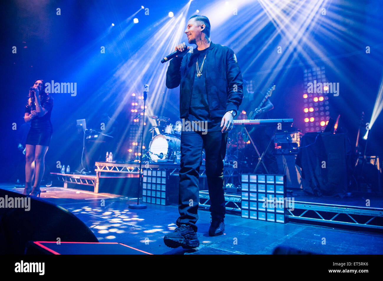 Professor Green performing live on stage touring his new album 'Growing ...