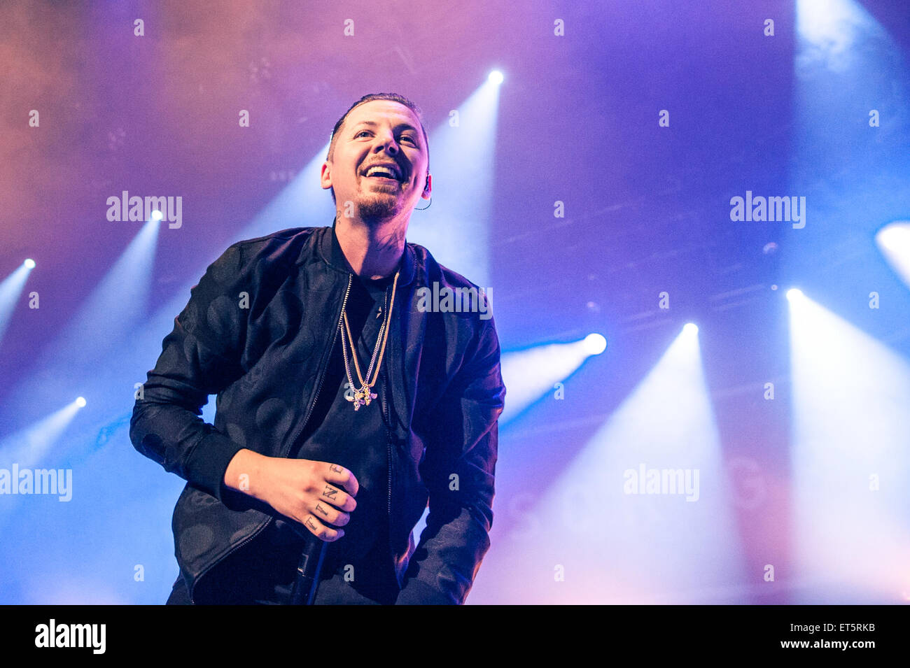Professor Green performing live on stage touring his new album 'Growing ...
