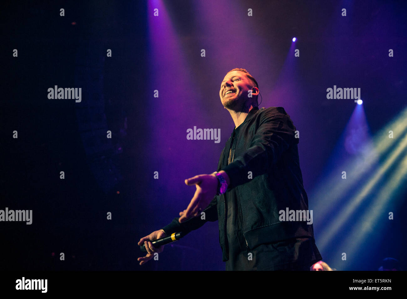 Professor Green performing live on stage touring his new album 'Growing ...