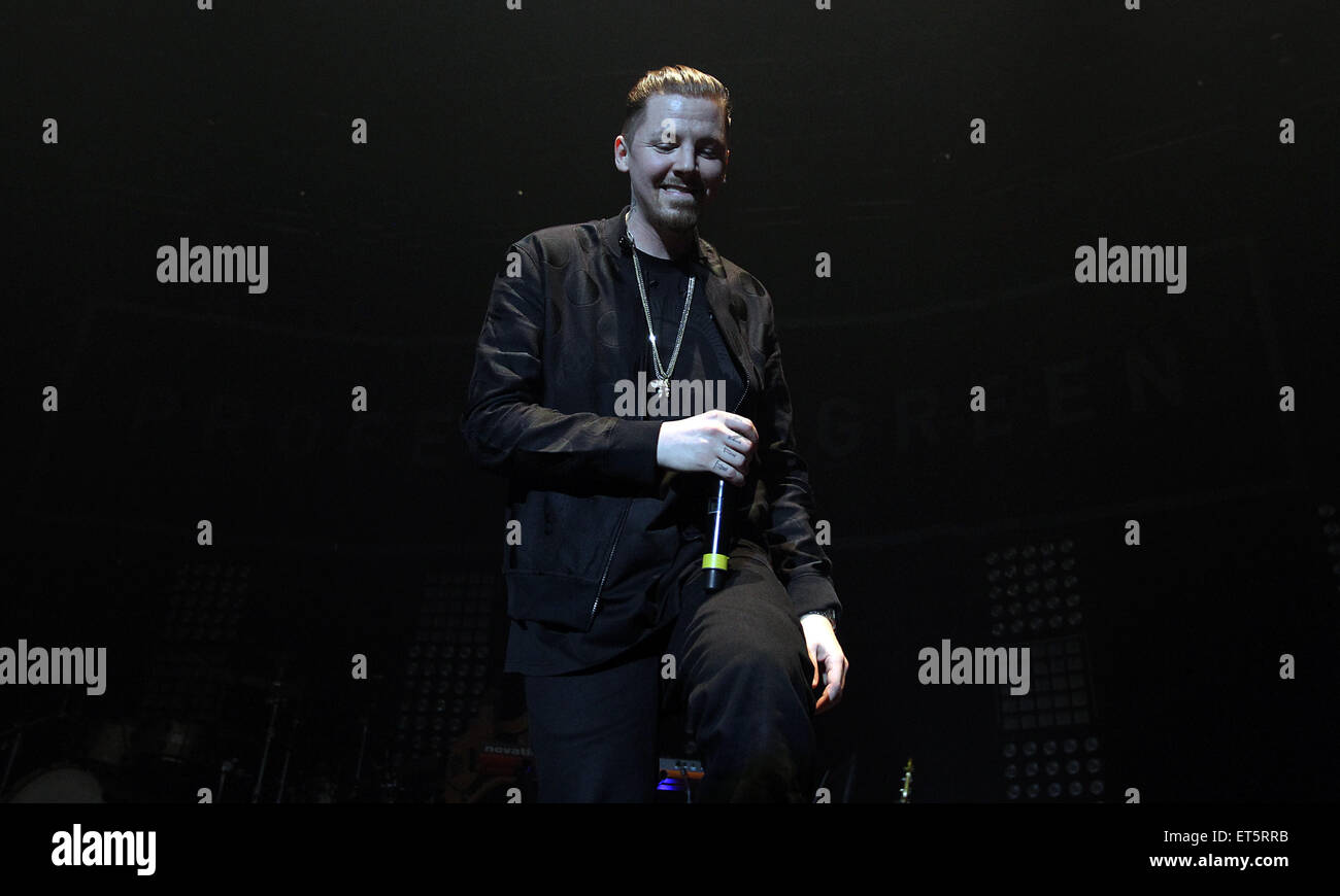 Professor Green performing live on stage touring his new album 'Growing ...