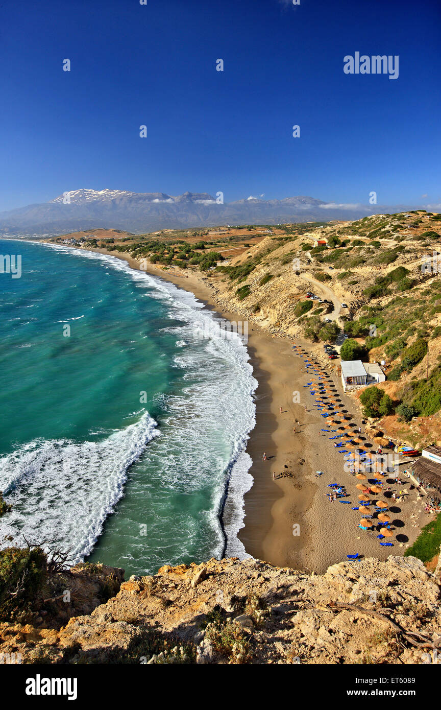 Kommos beach, close to Matala town, Municipality of Phaistos, Heraklion ...