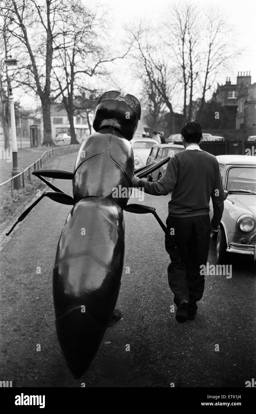 A 'Zarbi', from the Dr Who television serial (written by Bill ...