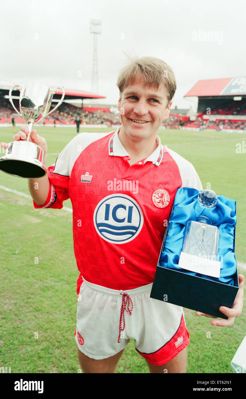 John Hendrie, Middlesbrough Football Player 1990-1996, pictured with ...