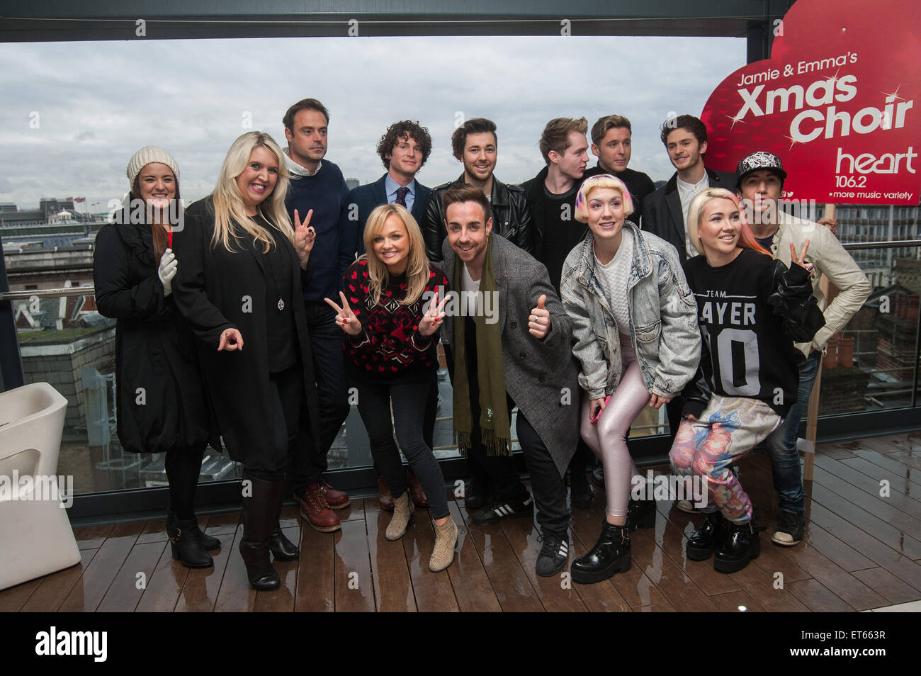 Heart London Breakfast show hosts Jamie Theakston and Emma Bunton ...