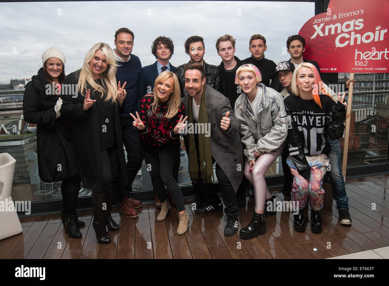 Heart London Breakfast show hosts Jamie Theakston and Emma Bunton ...