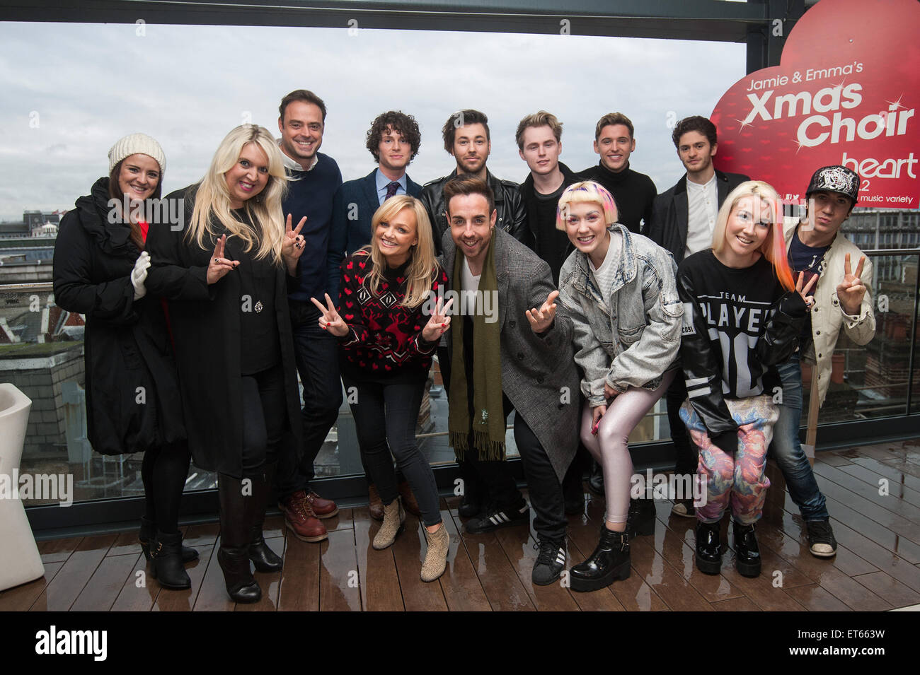 Heart London Breakfast show hosts Jamie Theakston and Emma Bunton ...