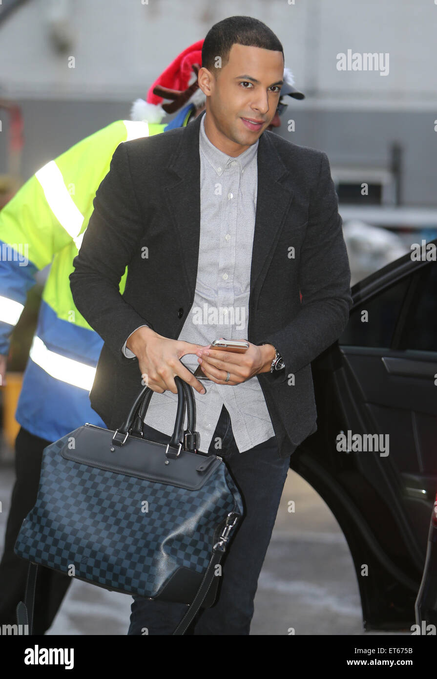 Rochelle and Marvin Humes outside ITV Studios Featuring: Marvin and ...