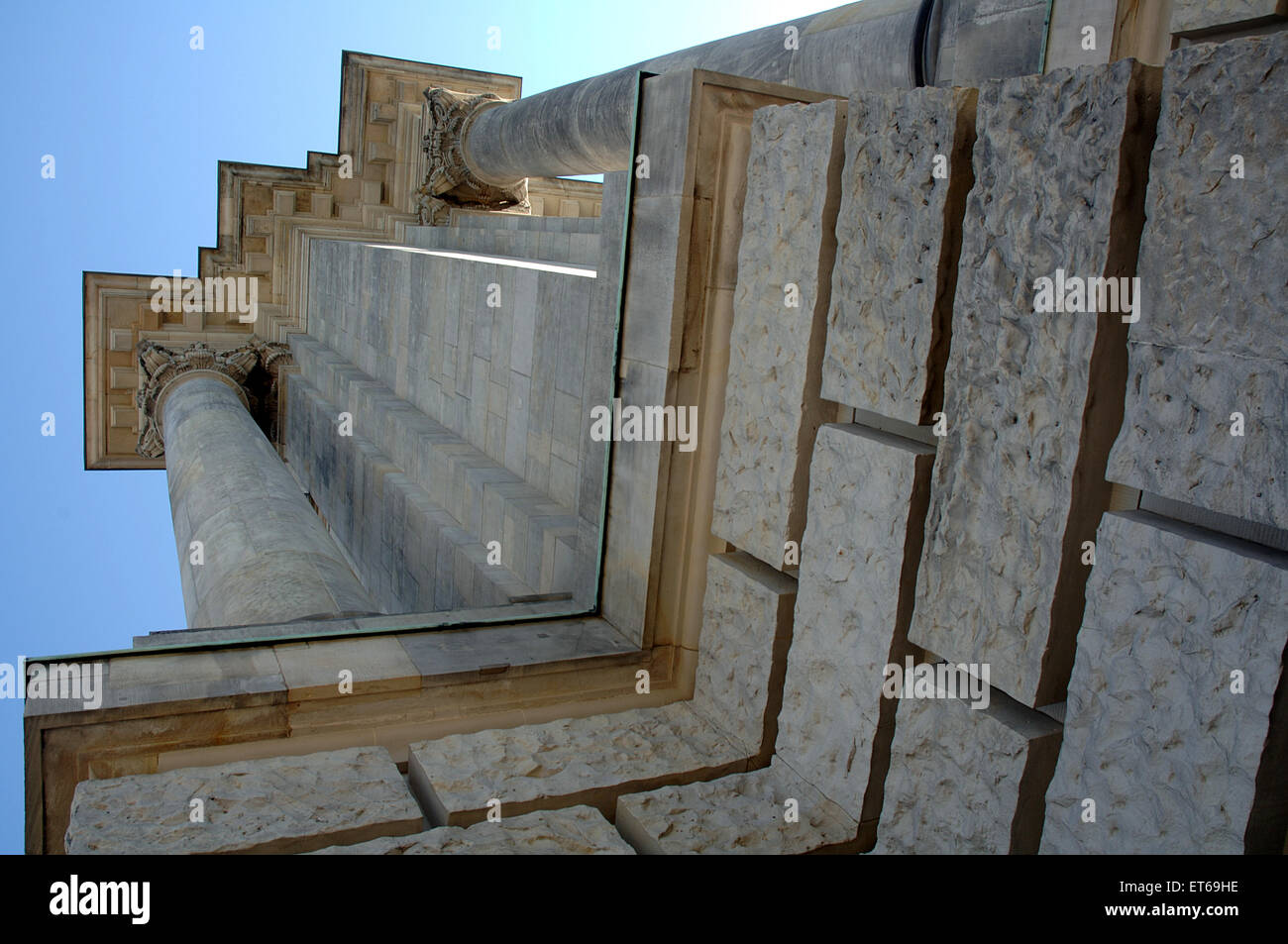 The architecture of a European building Stock Photo - Alamy