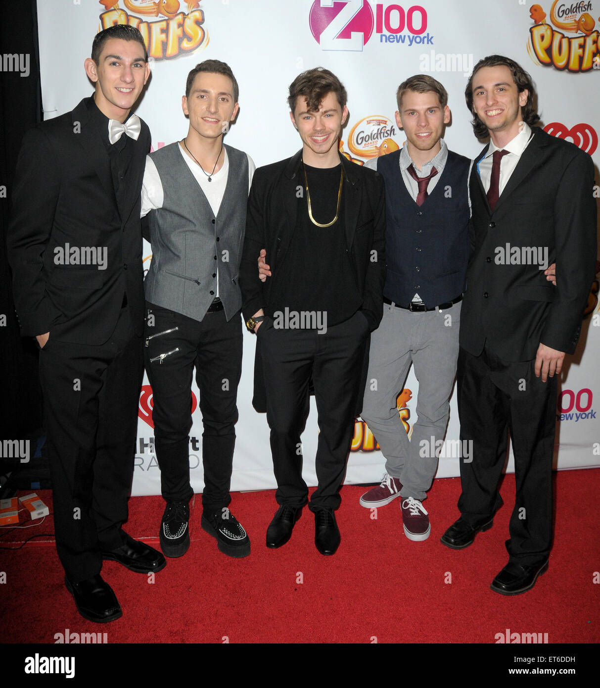 Z100's Jingle Ball 2014 - Red Carpet Arrivals Featuring: Tyler O'Leary ...