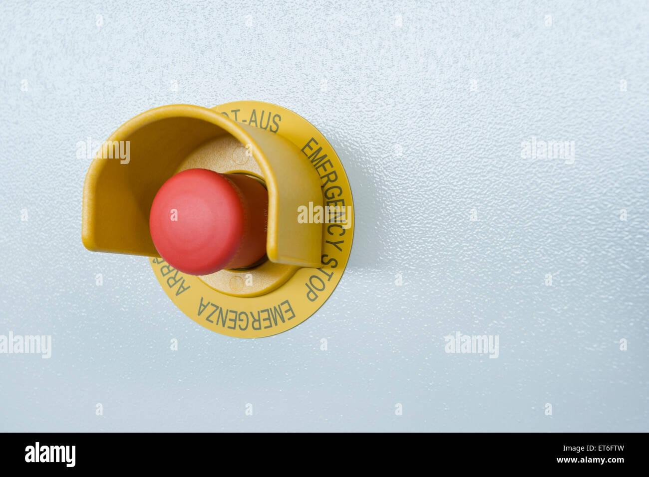 Close-up of emergency alarm, Munich, Bavaria, Germany Stock Photo - Alamy