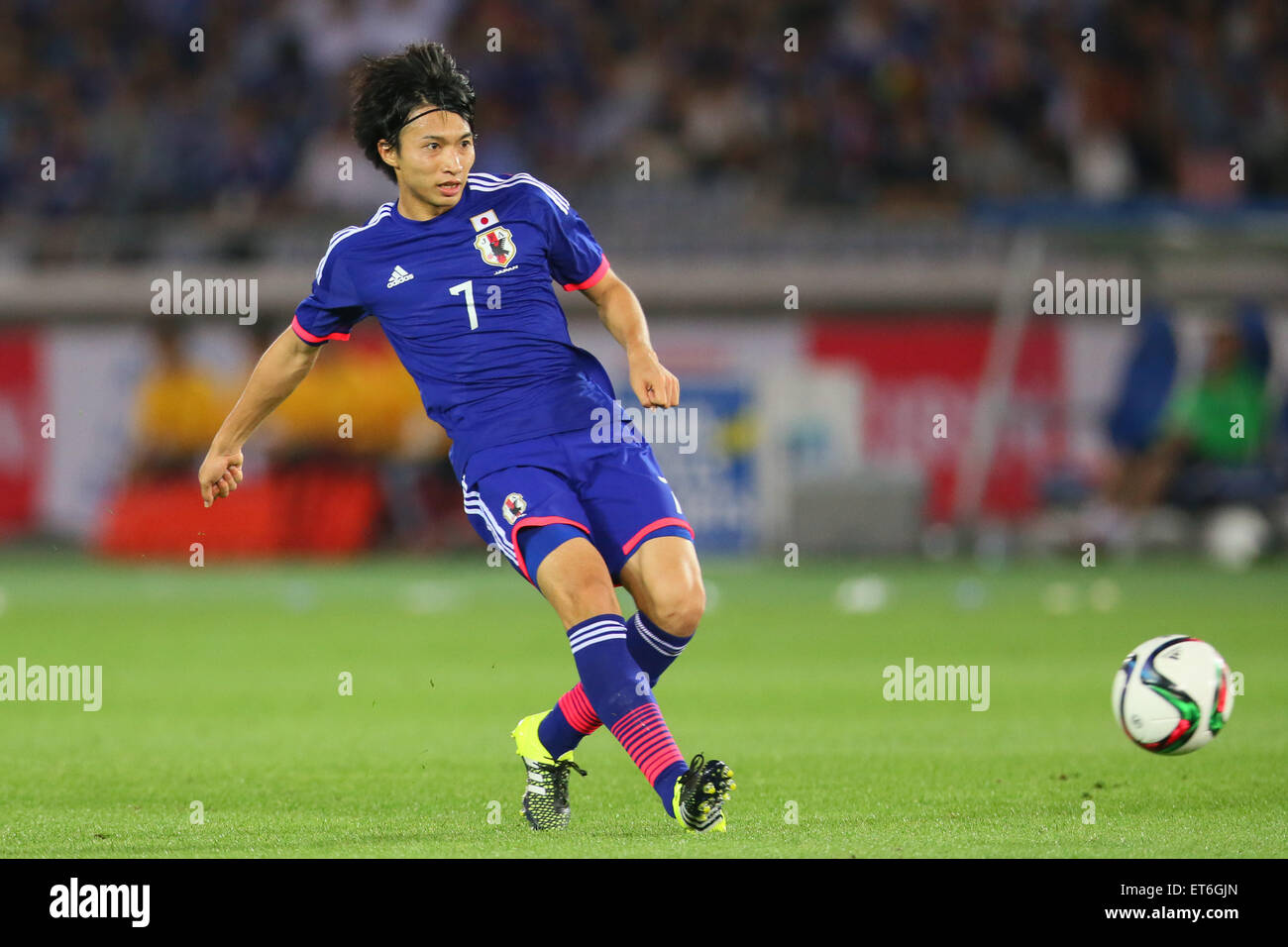 Kanagawa, Japan. 11th June, 2015. Gaku Shibasaki (JPN) Football/Soccer ...