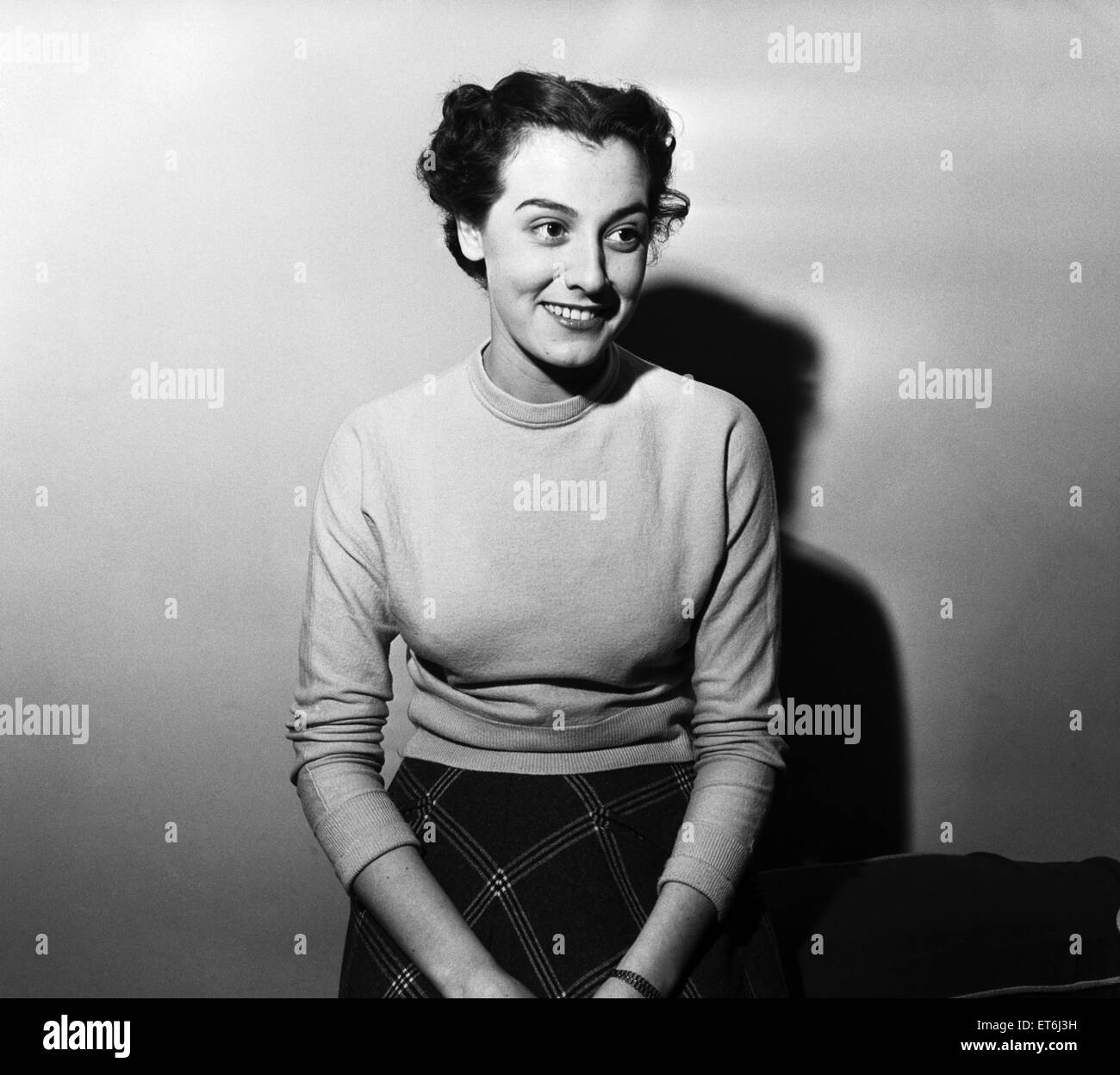 A portrait of Anne Rogers, who was born in Liverpool, and is an English ...