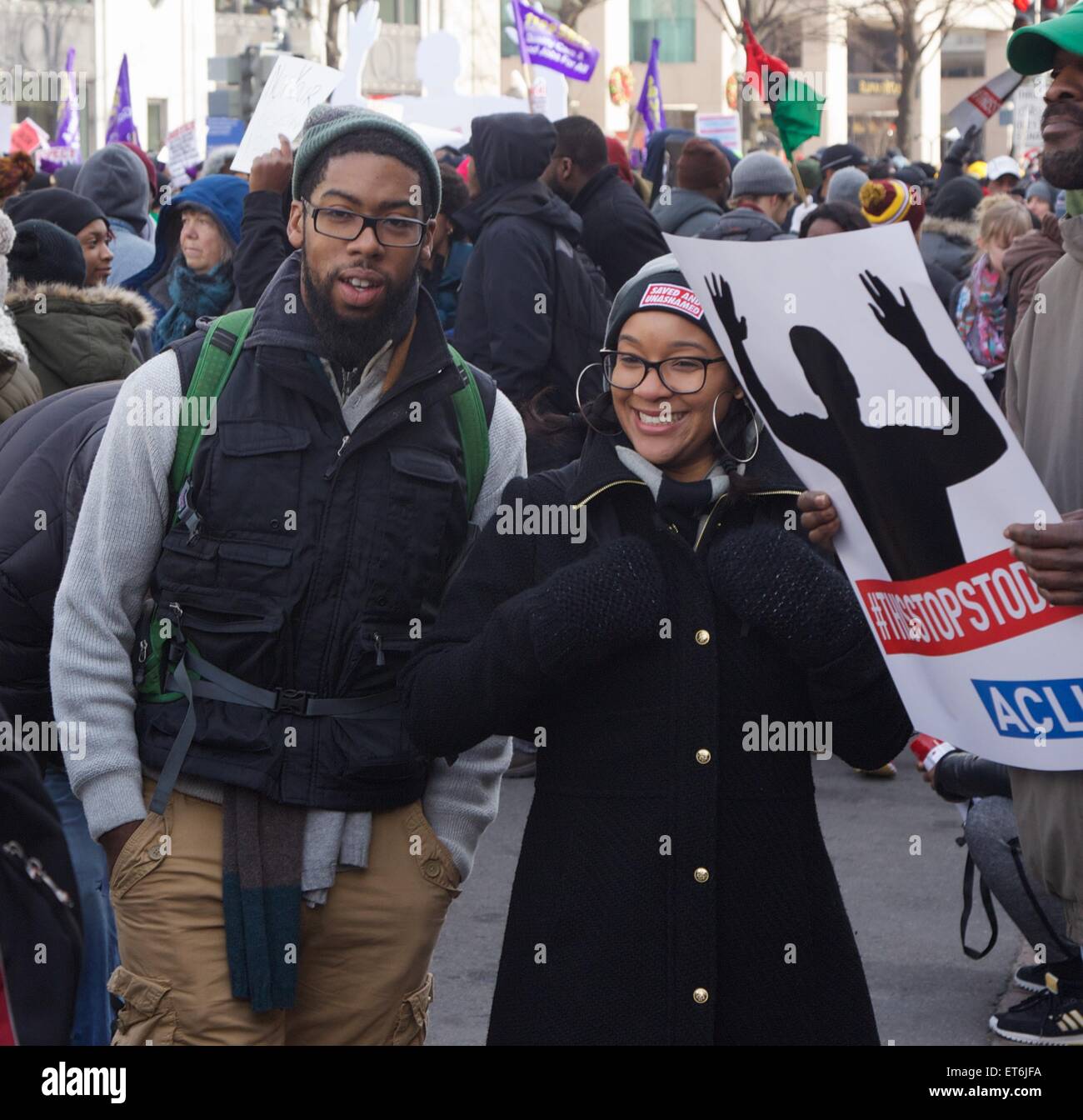 'Justice For All' civil rights march on Pennsylvania Avenue in ...
