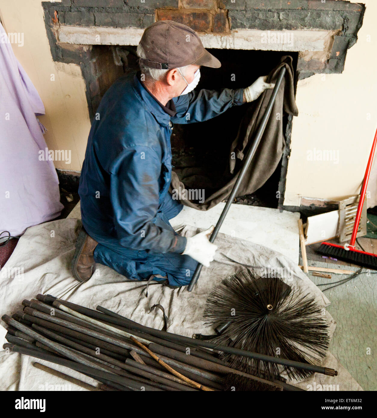 Chimney sweeper tools hi-res stock photography and images - Alamy