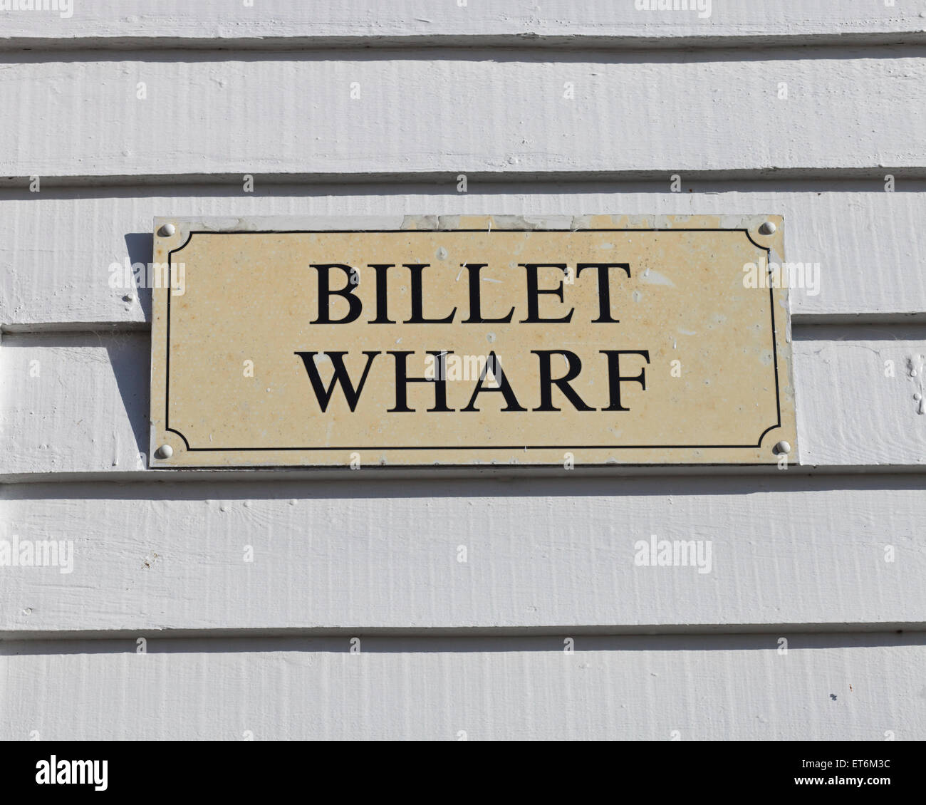 Old wharf signage hi-res stock photography and images - Alamy
