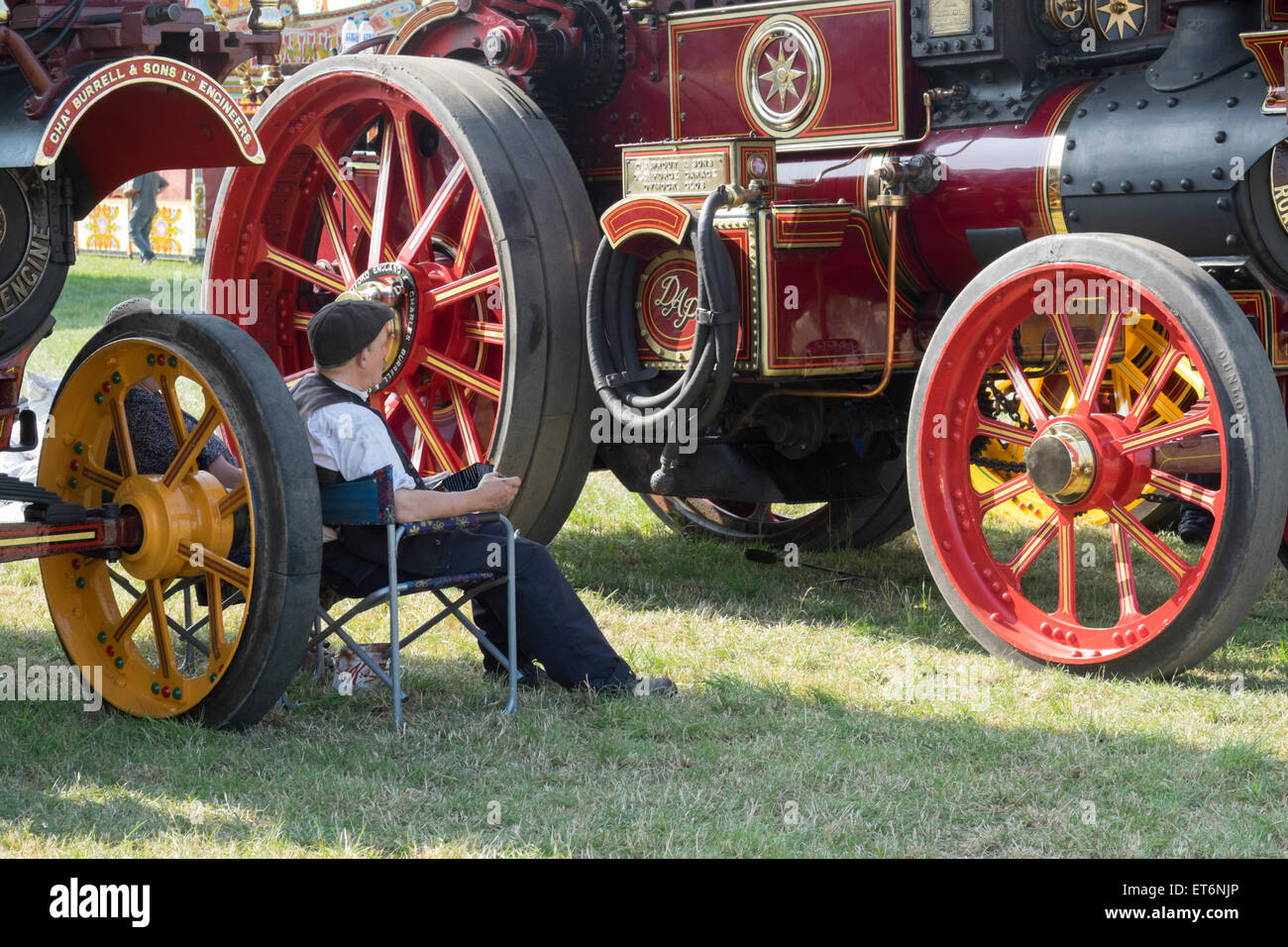 Traction engines at the Welland Steam Rally in 2014 Stock Photo - Alamy