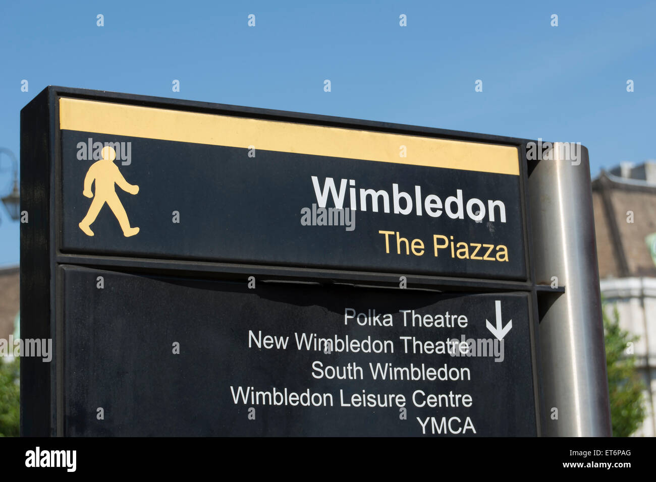 Wimbledon signs hi-res stock photography and images - Alamy